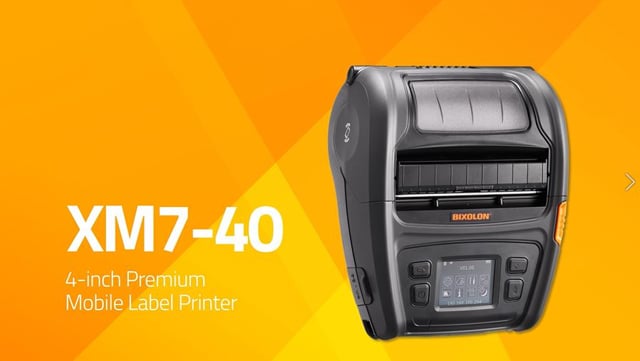 Introducing the XM7-40R - BIXOLON's New 4-inch RFID Mobile Printer