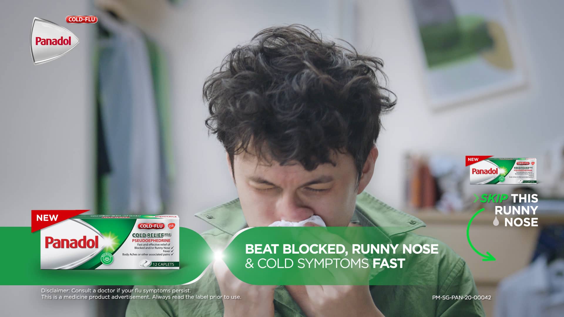 Panadol PSE Cold Relief Skip The Runny Nose Digital OLV ENG 30sec on Vimeo