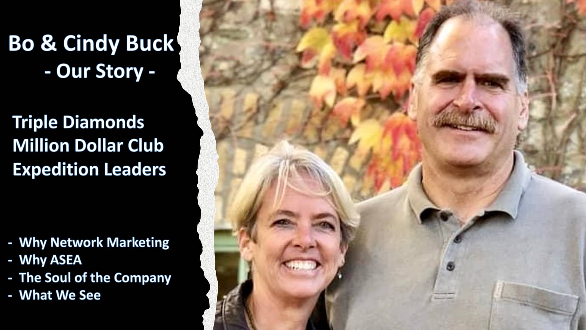 Bo & Cindy Buck - Our Story, How We Found Asea, What We See Ahead on Vimeo