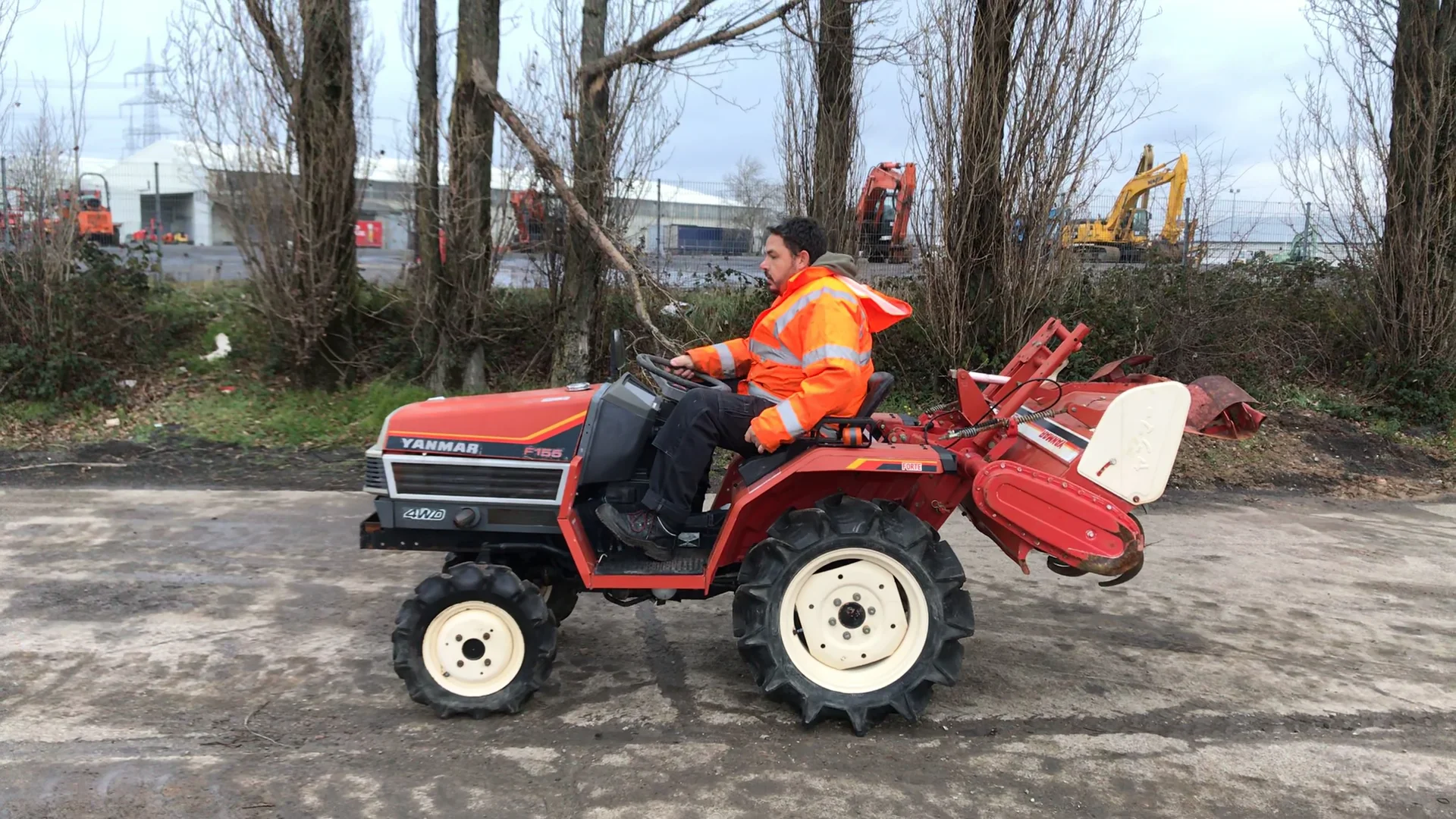 Yanmar F155 4WD Compact Tractor - Dormagen Feb 2021