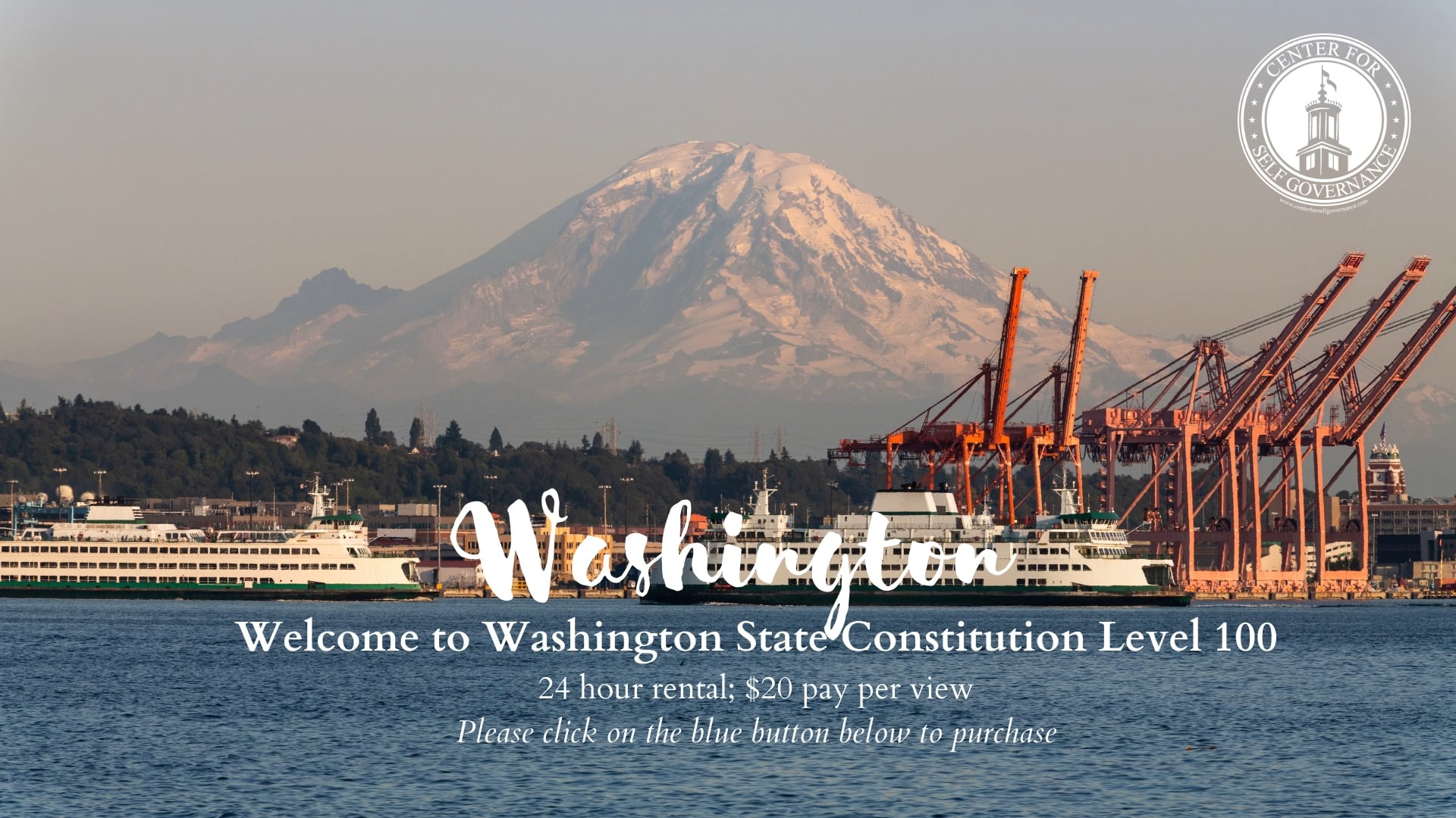 Watch Washington State Constitution Level 100 Online | Vimeo On Demand ...