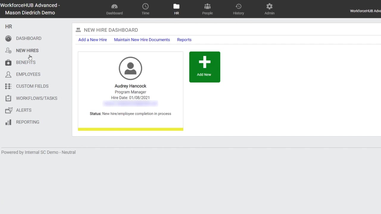 WorkforceHub Plus Demo (D)