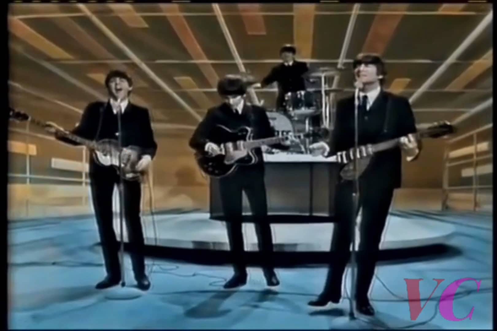 The Beatles - I Wanna Hold Your Hand (Ed Sullivan Show) [Colorized] on ...