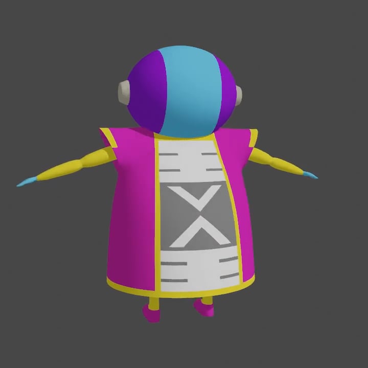 Lord Zeno (from DragonBall Super) 3D Model on Vimeo
