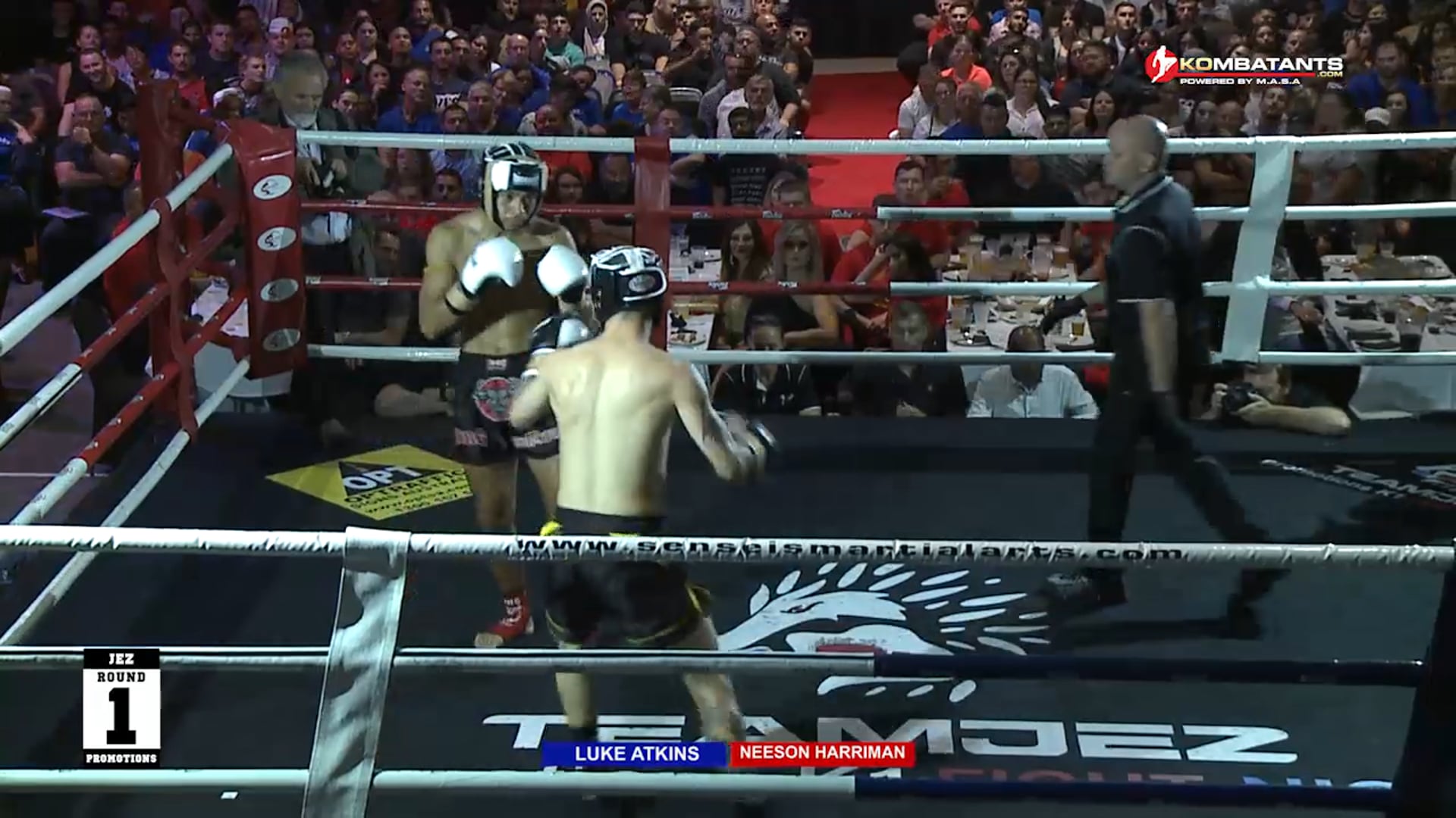 Neeson Harriman v Luke Atkins – Kombatants