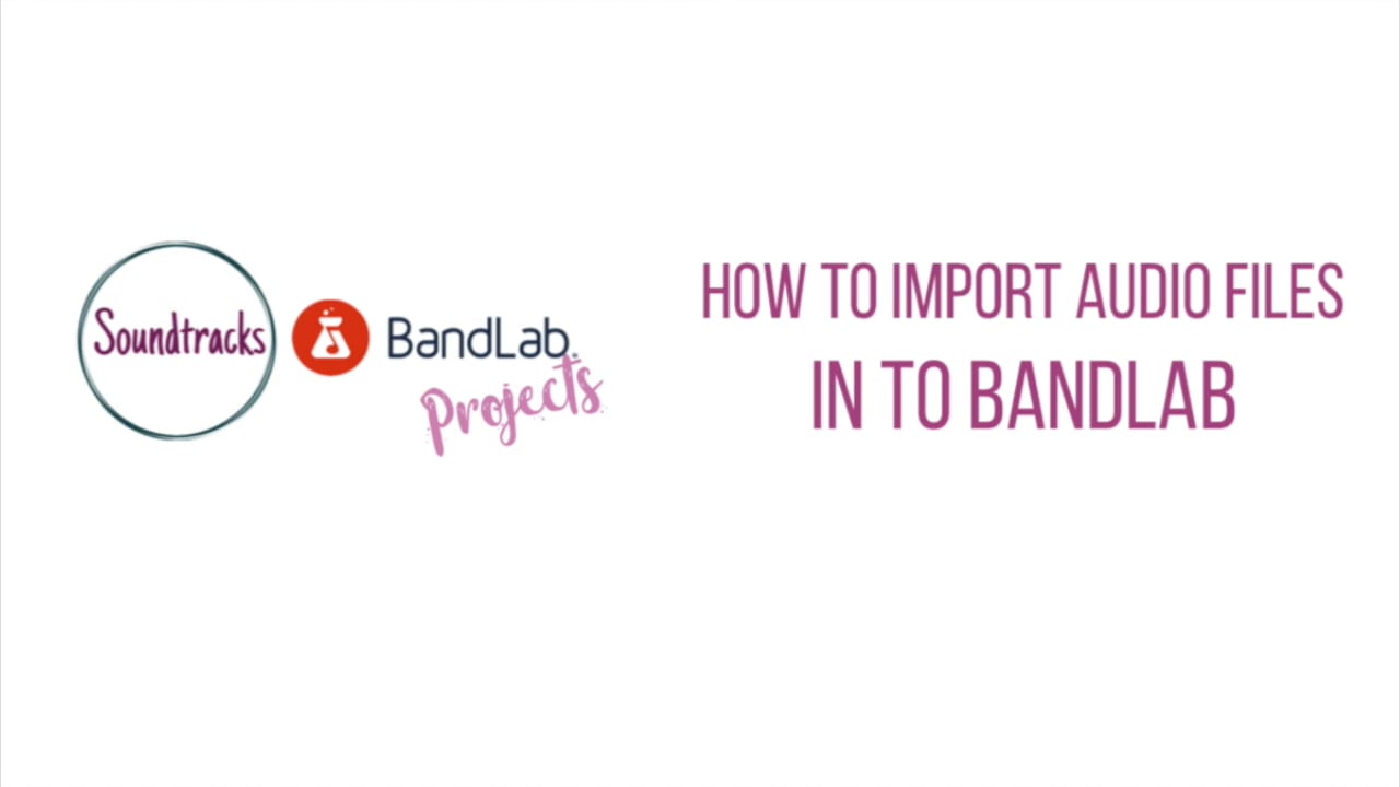 Bandlab Tutorial - How to Import Audio into BandLab. on Vimeo