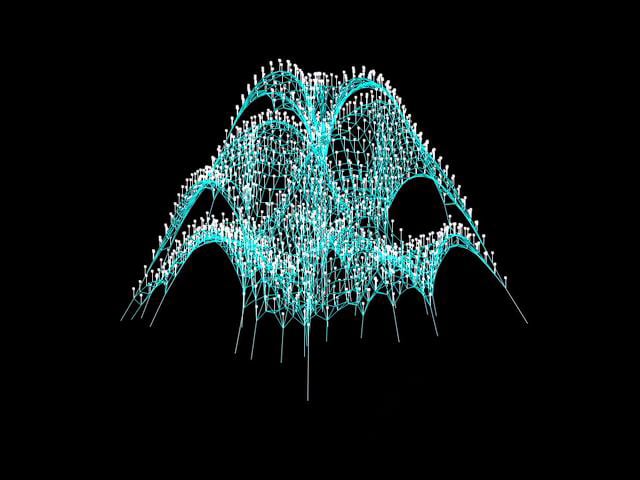 Digital Hanging Model (Catenary) on Vimeo