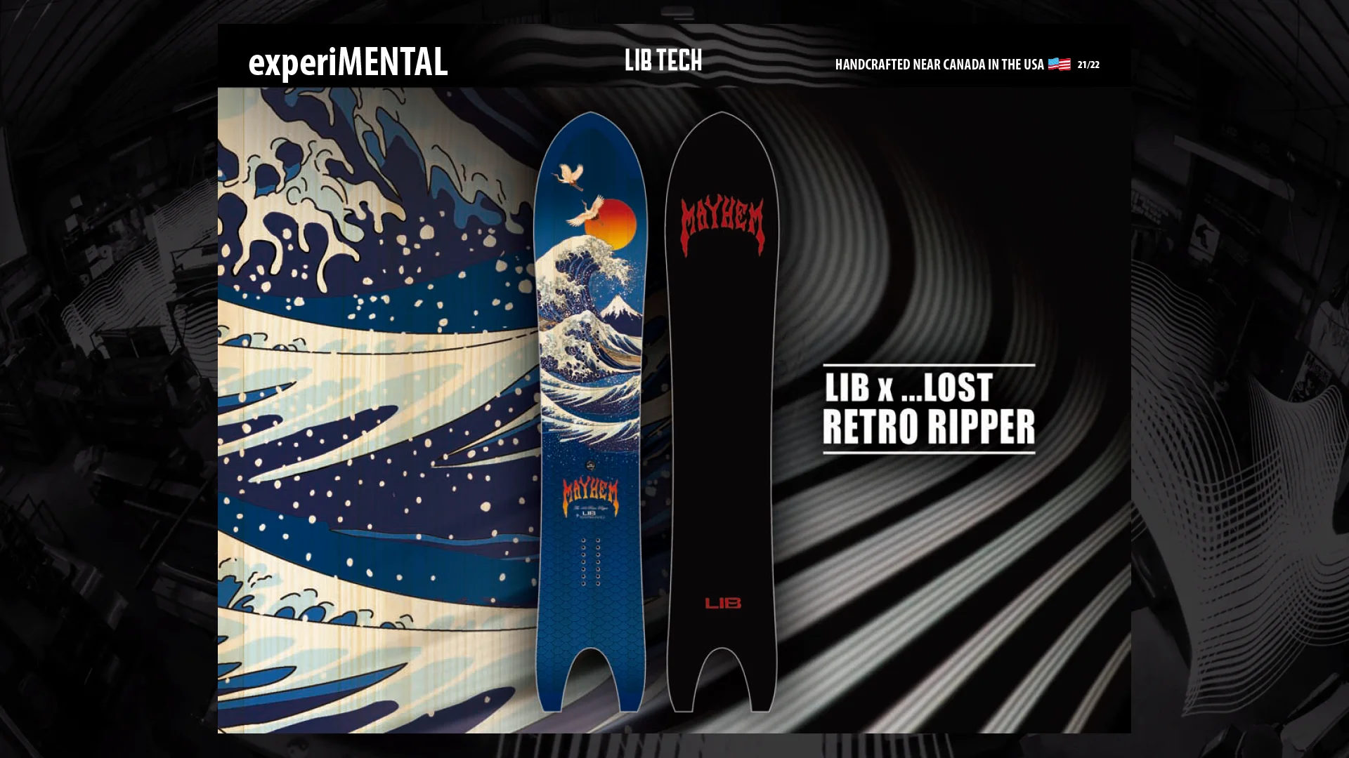 LOST RETRO RIPPER | LIBTECH SNOWBOARDS 22-23 LOST RETRO RIPPER | LIBTECH SNOWBOARDS 22-23