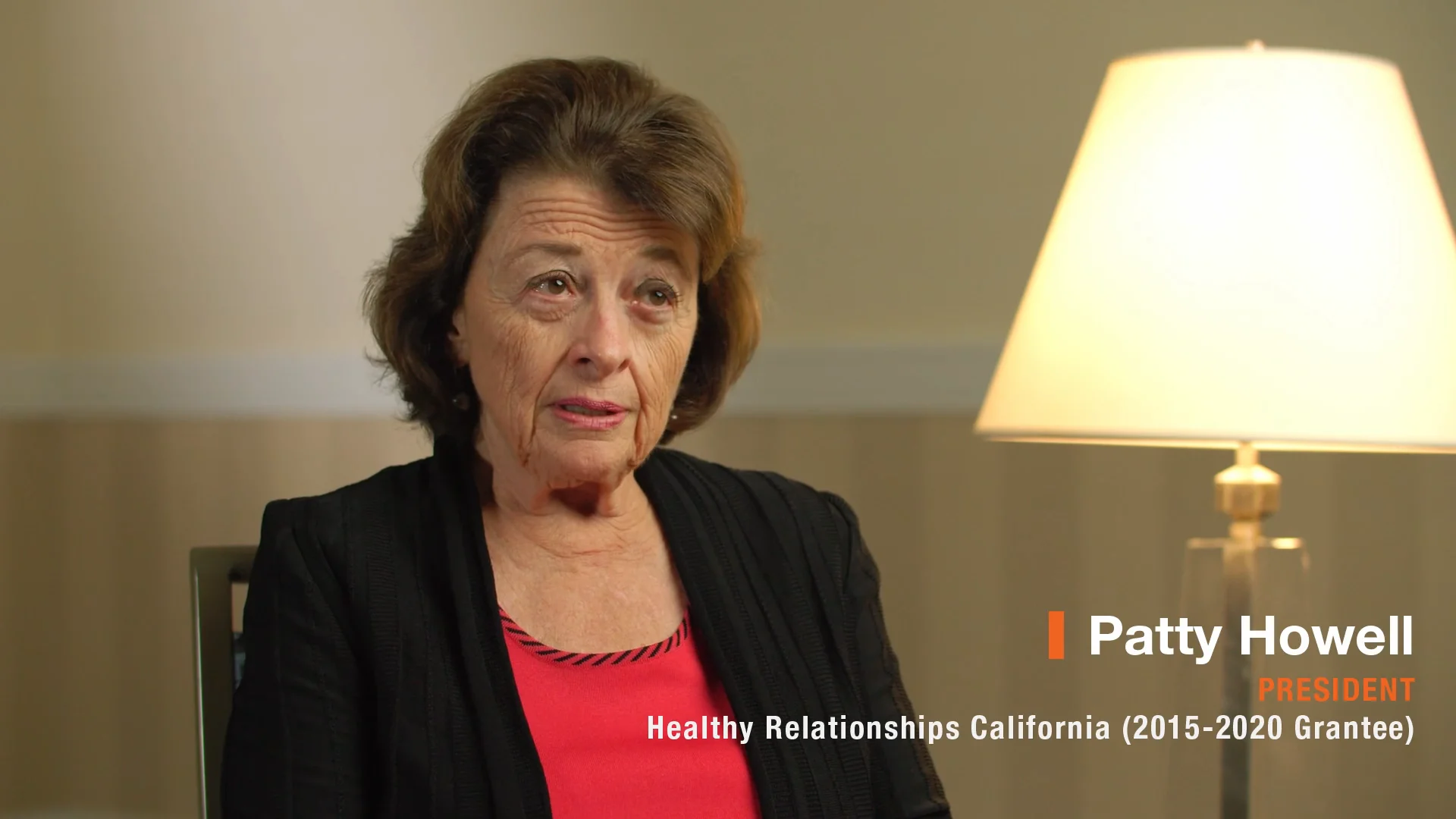 Patty Howell, President, Healthy Relationships California on Vimeo