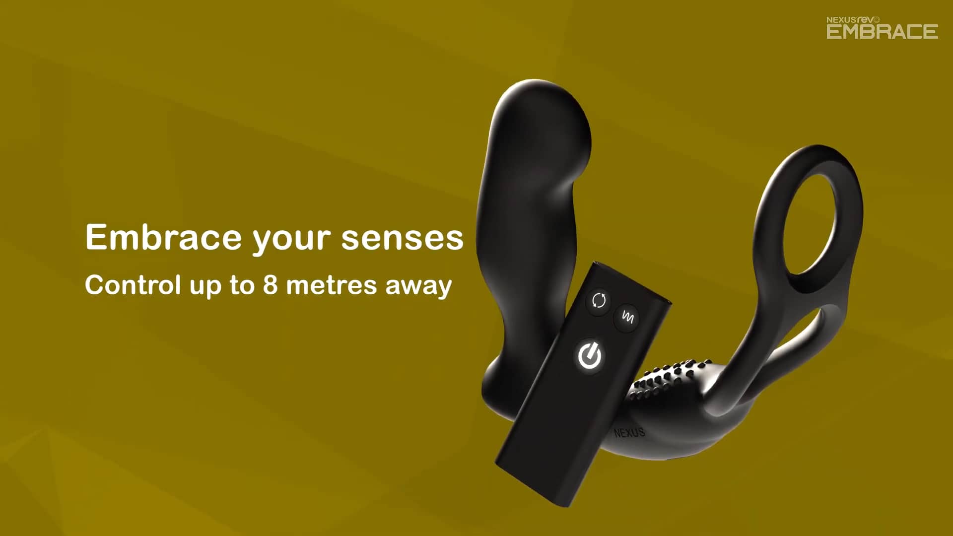 Nexus REVO Embrace Rotating Prostate and perineum massager with cock ...