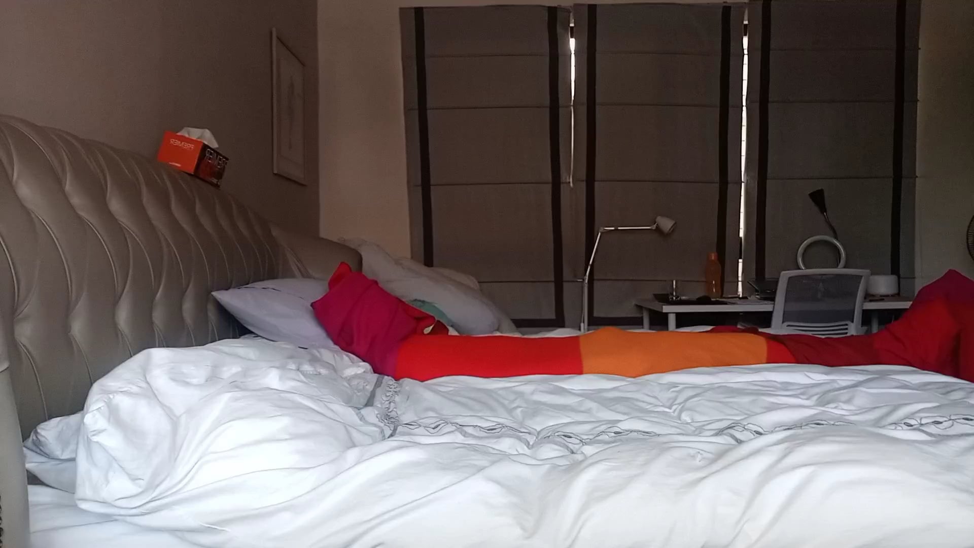 Me mummified in blankets on Vimeo