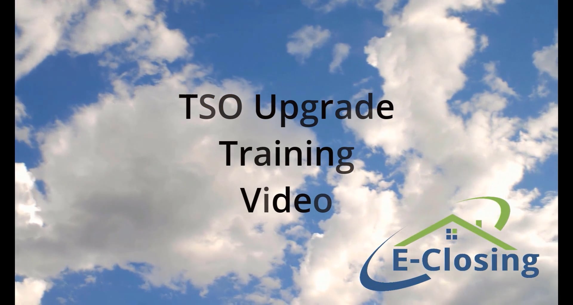 TSO Upgrade Training on Vimeo
