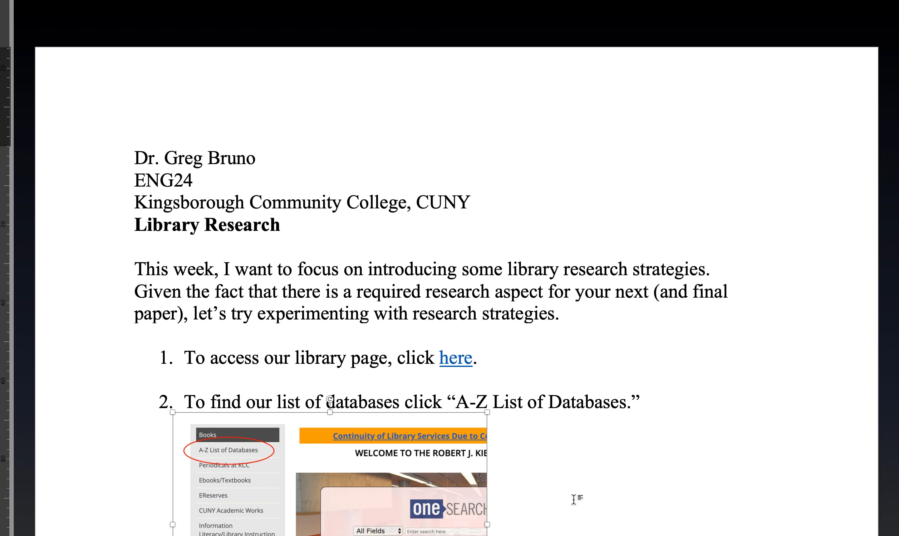 How to Access KBCC Library Database on Vimeo