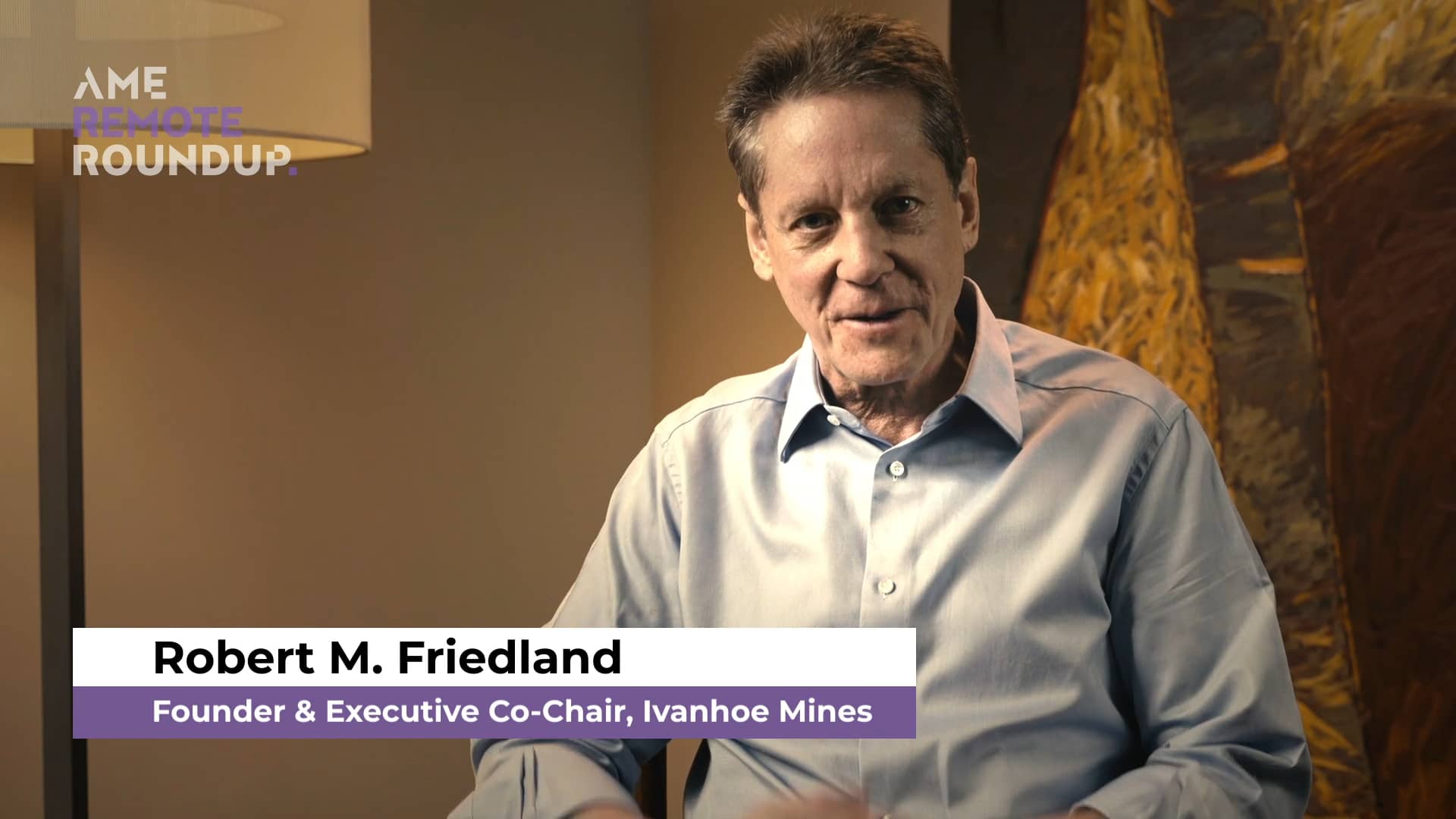 Robert Friedland, Ivanhoe Mines, AME BC Keynote on Vimeo