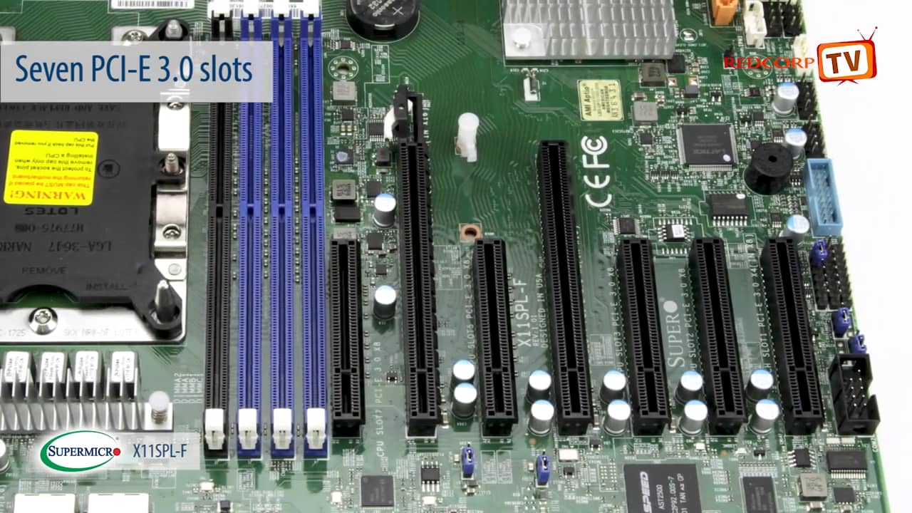 Supermicro X11SPL-F Motherboard on Vimeo