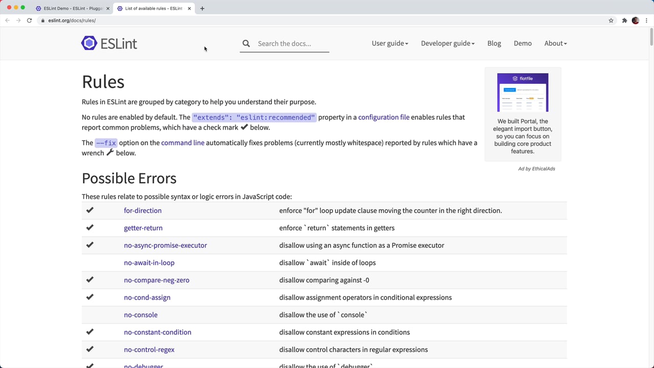 Automatic and Static Code Review With ESLint (Linting) - A Vue.js... Automatic and Static Code Review With ESLint (Linting) - A Vue.js...