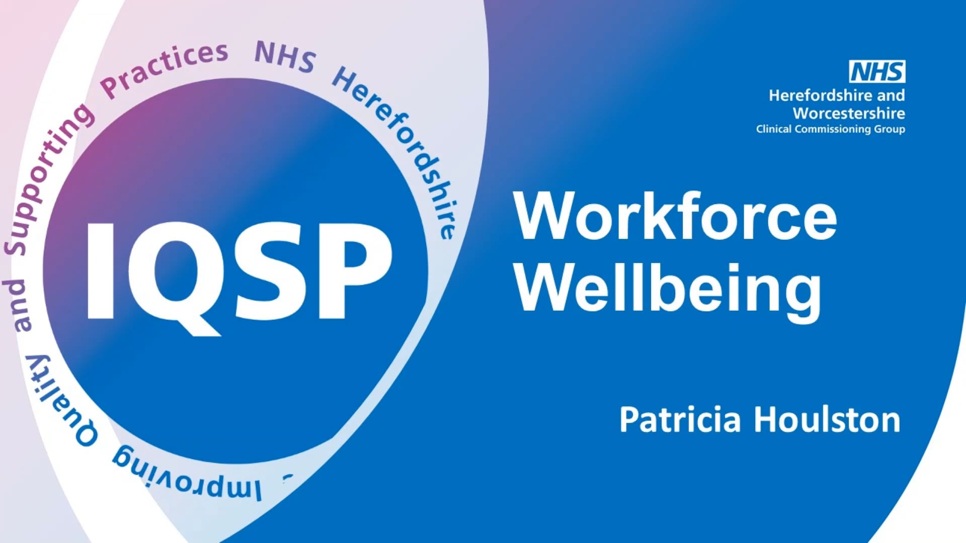 IQSP Wellbeing Information on Vimeo