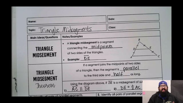 Midsegment Of A Triangle In Real Life