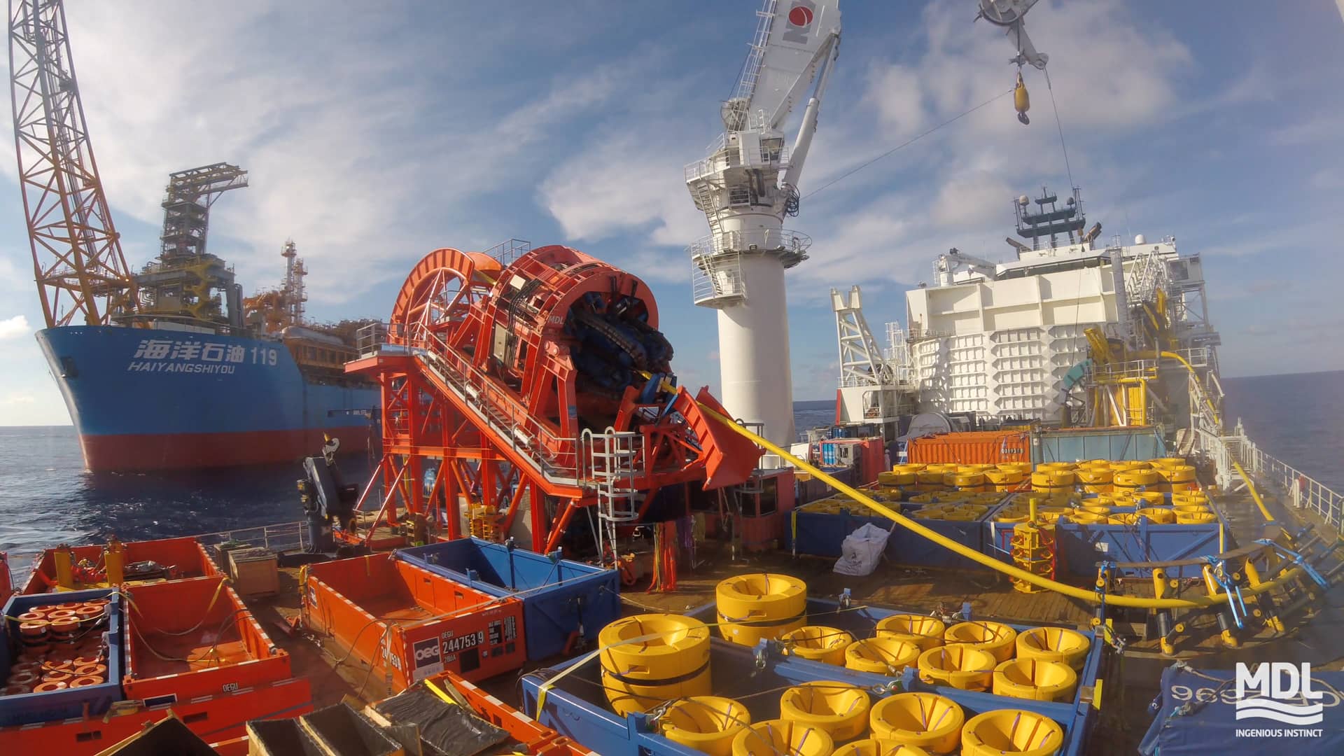 HLS cable installation offshore China on Vimeo