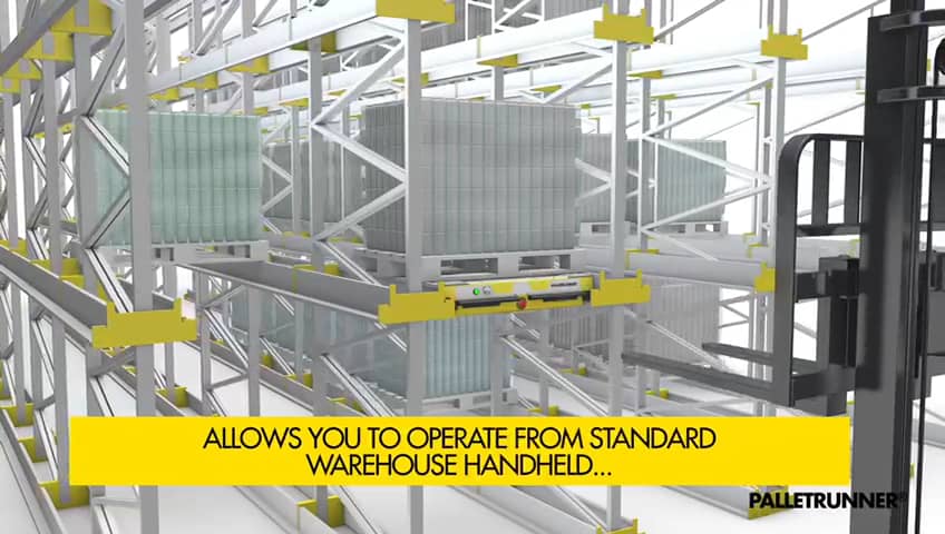 Automha Pallet Runner - Semi-Automation For Your Warehouse on Vimeo