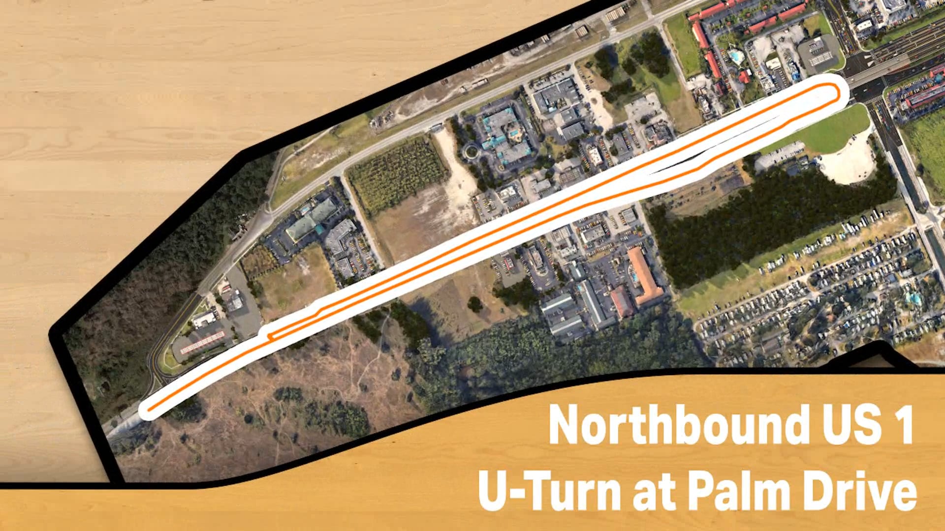SR 821 Northbound US 1 U-Turn at Palm Drive on Vimeo