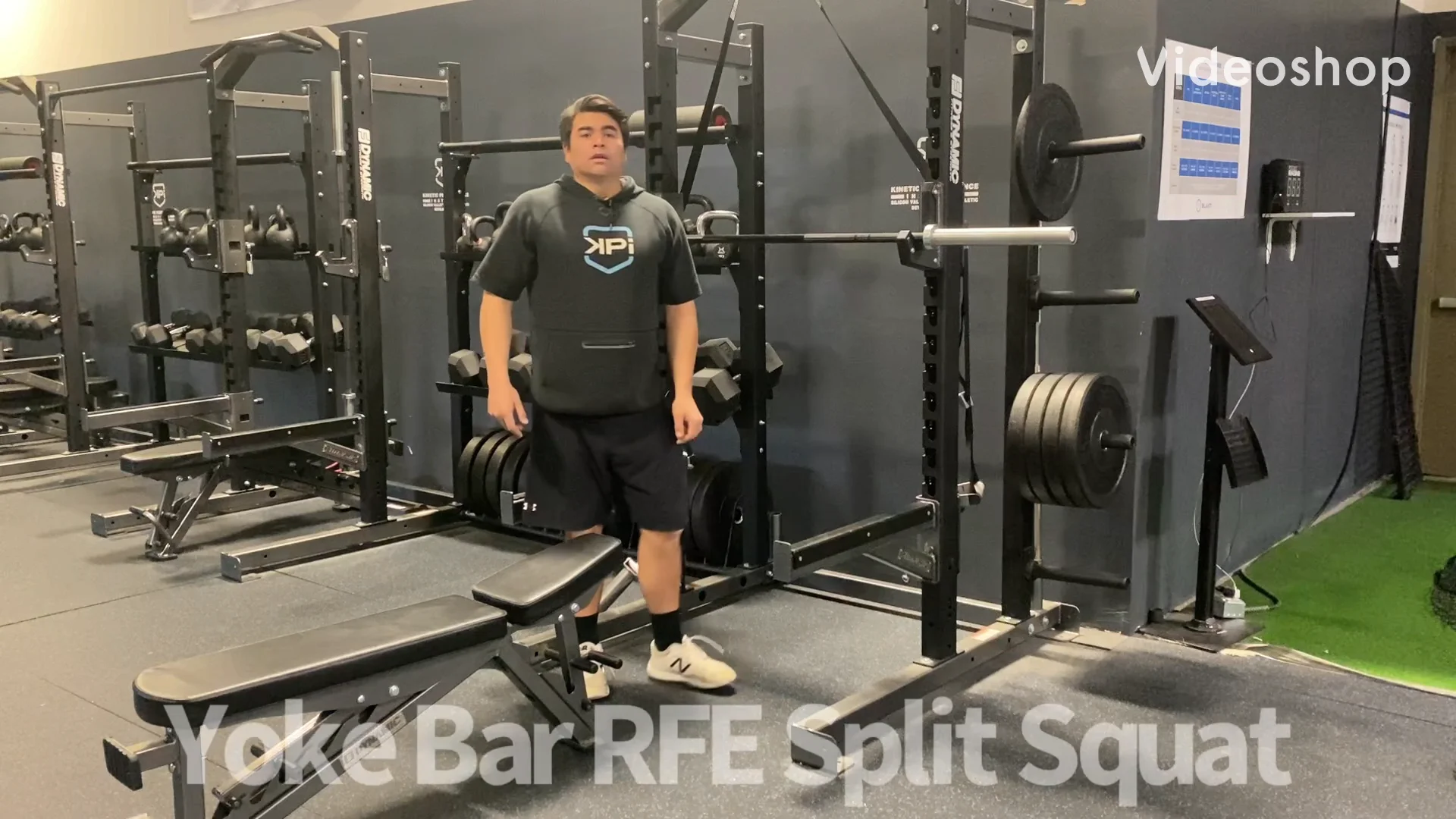 Yoke Bar RFE Split Squat