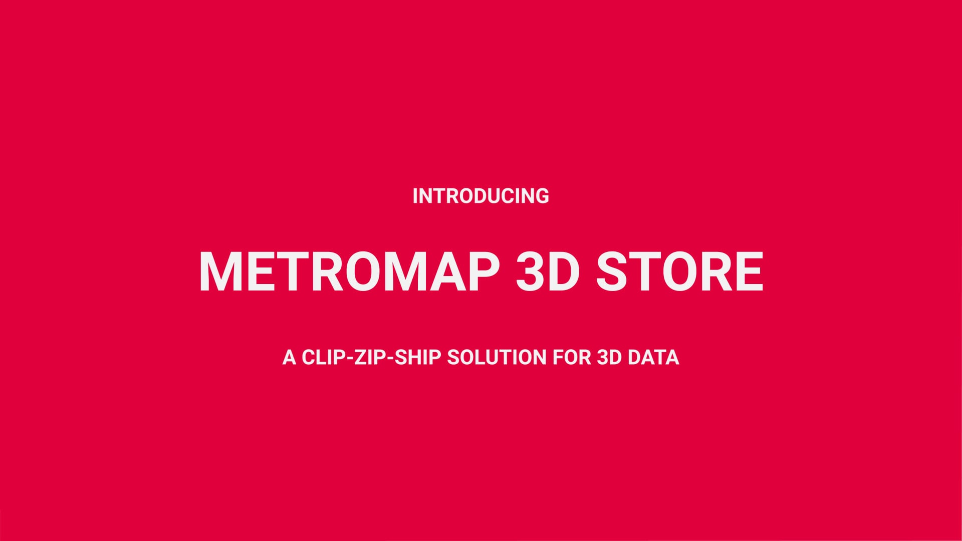 Introducing the MetroMap 3D Store on Vimeo