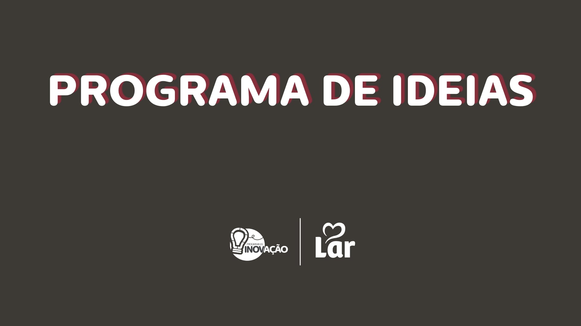 Você sabe como funciona nosso Programa de Ideias? on Vimeo