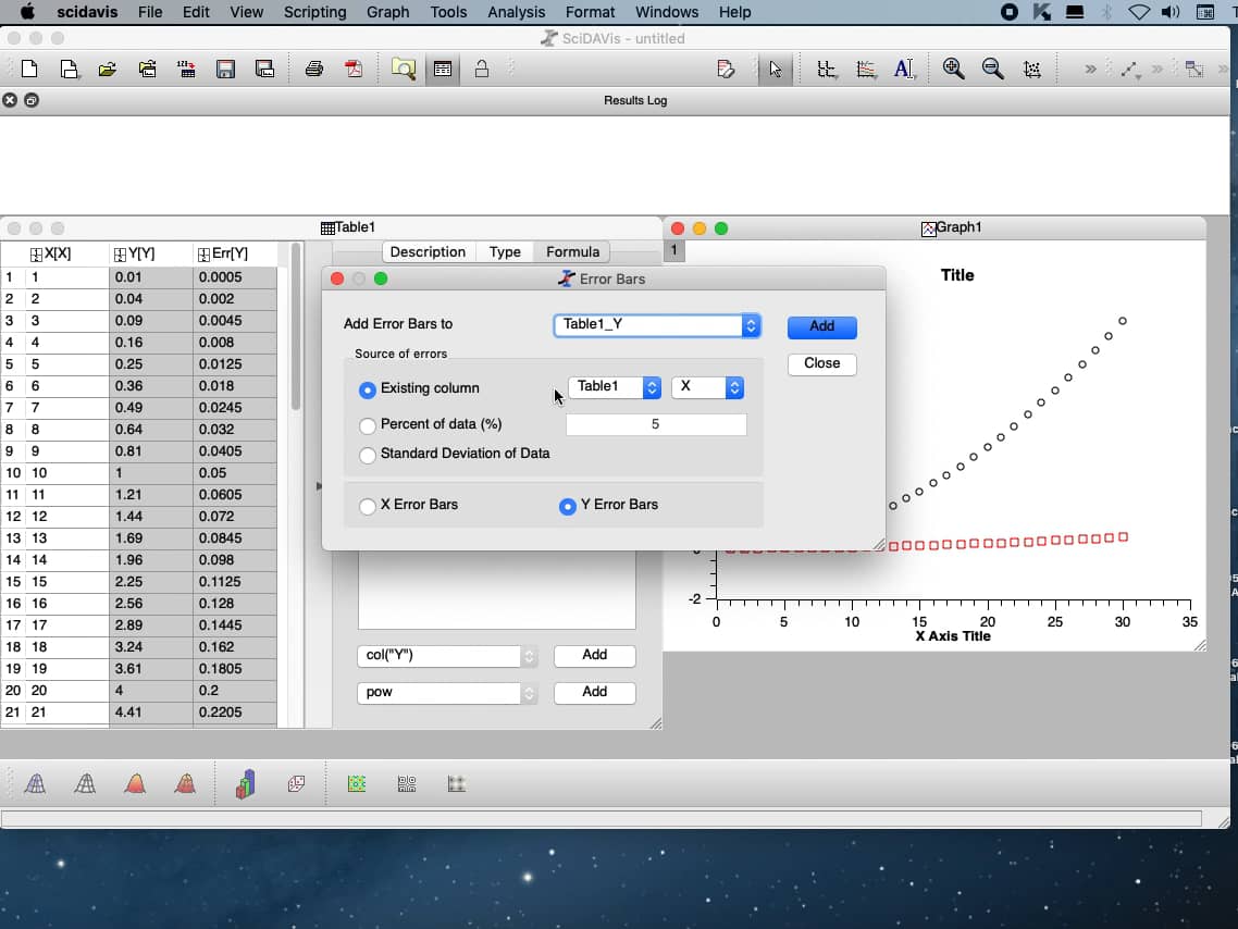 04 - SciDAVis plot with error bars on Vimeo