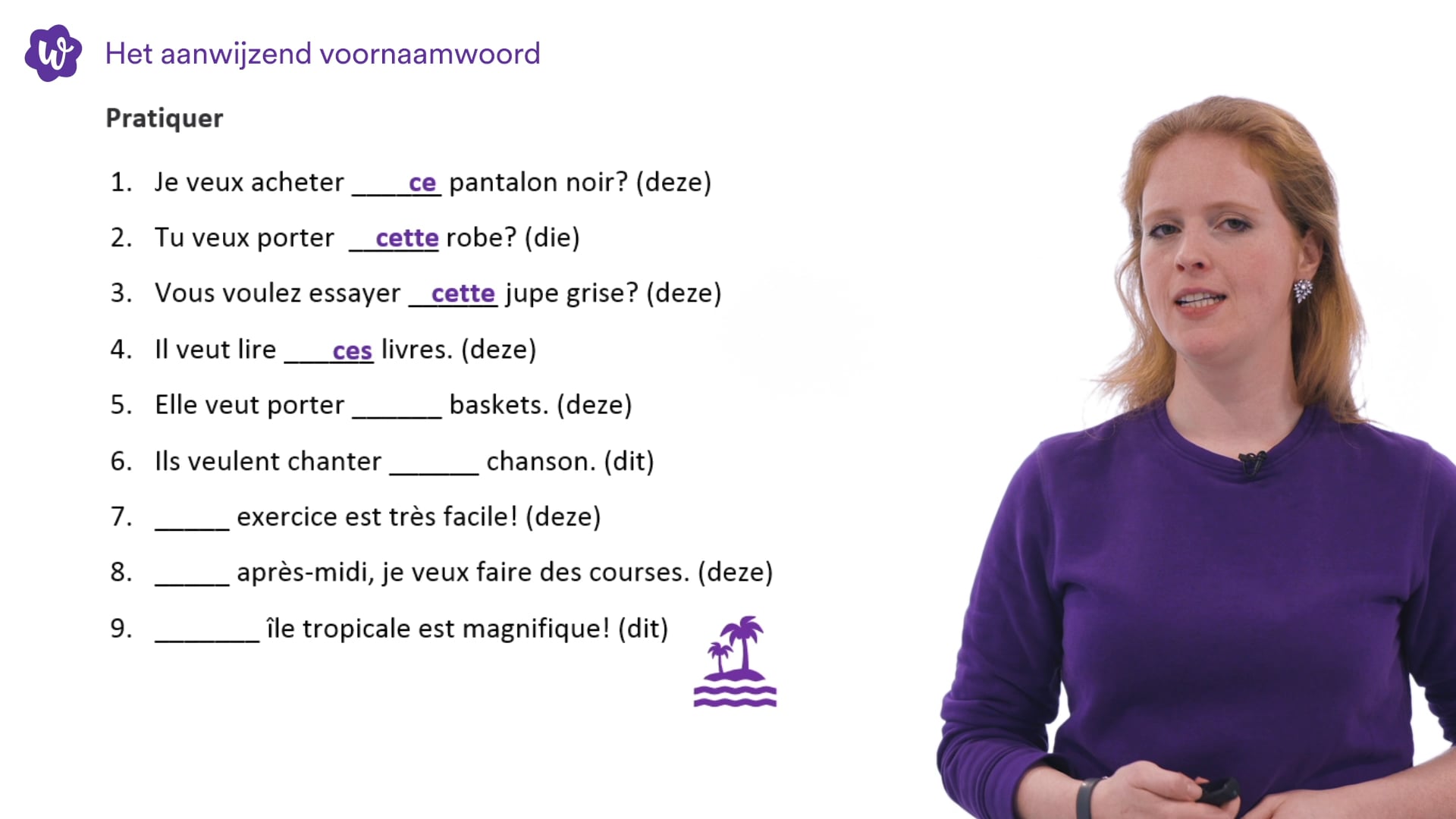 Het aanwijzend voornaamwoord oefenen | StudyGo