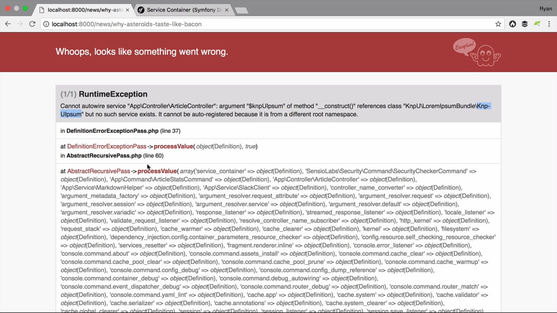Autowiring And Public Private Services Creating A Reusable And Amazing Symfony Bundle Symfonycasts