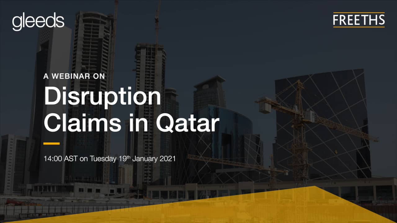 Disruption Claims in Qatar Webinar on Vimeo