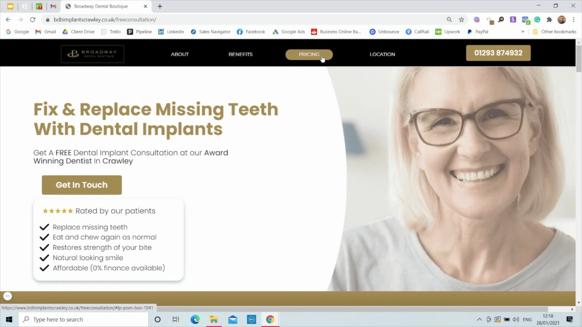 Landing Page on Vimeo
