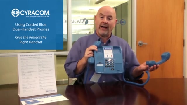 CyraCom Dual-Handset Blue Phone Setup and Use (1) on Vimeo