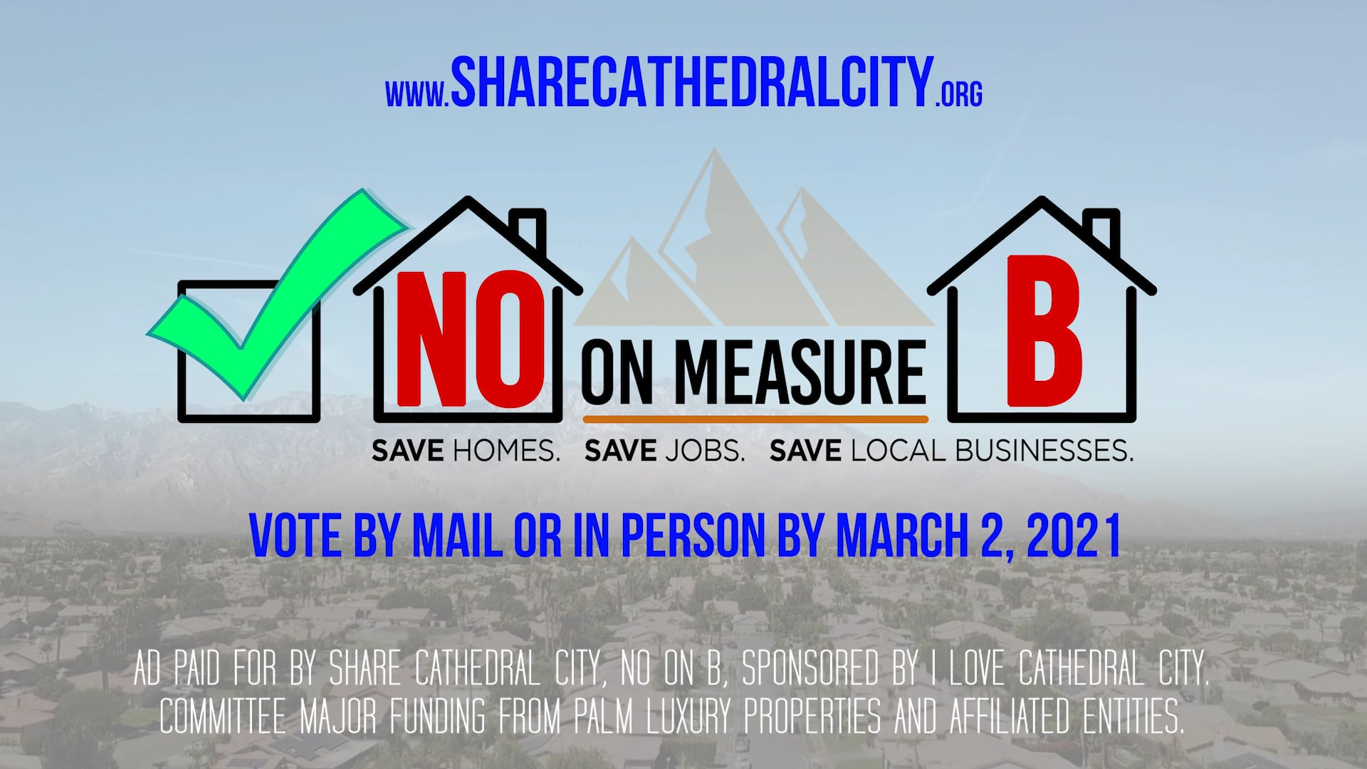SCC - Yard signs - Vote NO on Measure B on Vimeo