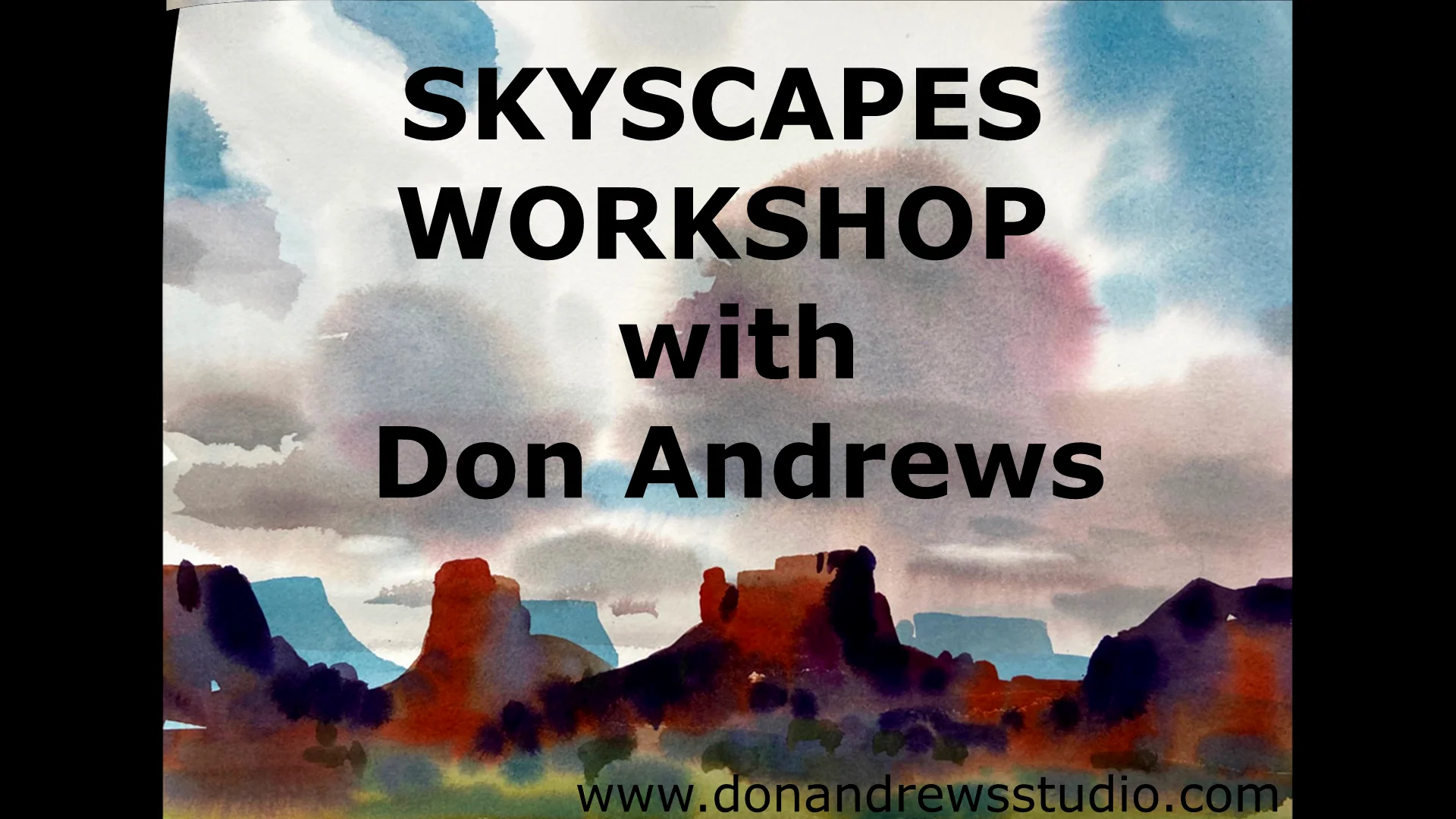 Watch Painting Skyscapes in Watercolor with Don Andrews AWS Online ...