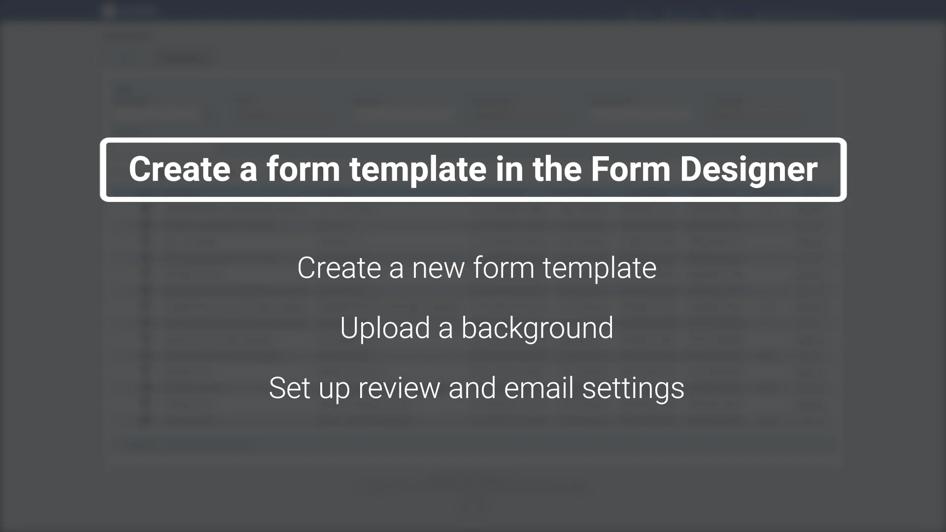 eForms - How to create a form template in the Form Designer on Vimeo