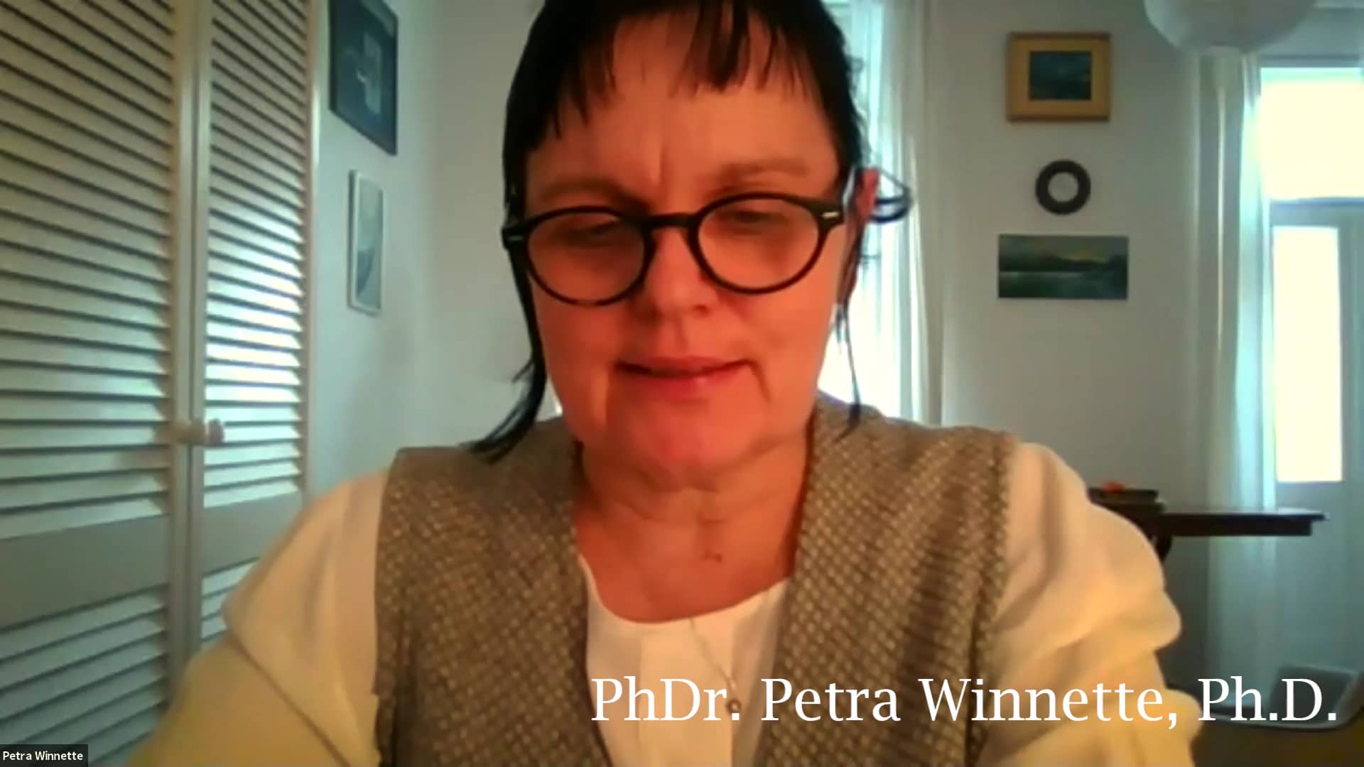 PhDr. Petra Winnette, PhD. - Ztráta biologické rodiny, vyřešení ...