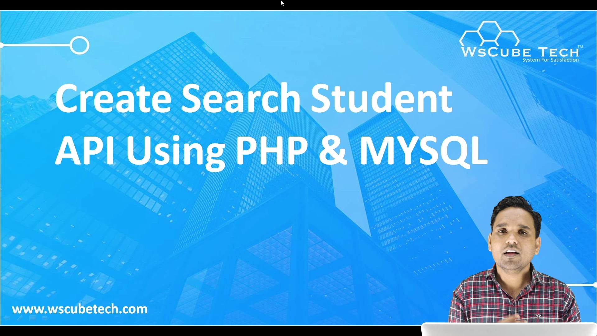 Create Search Student API Using PHP & MYSQL on Vimeo