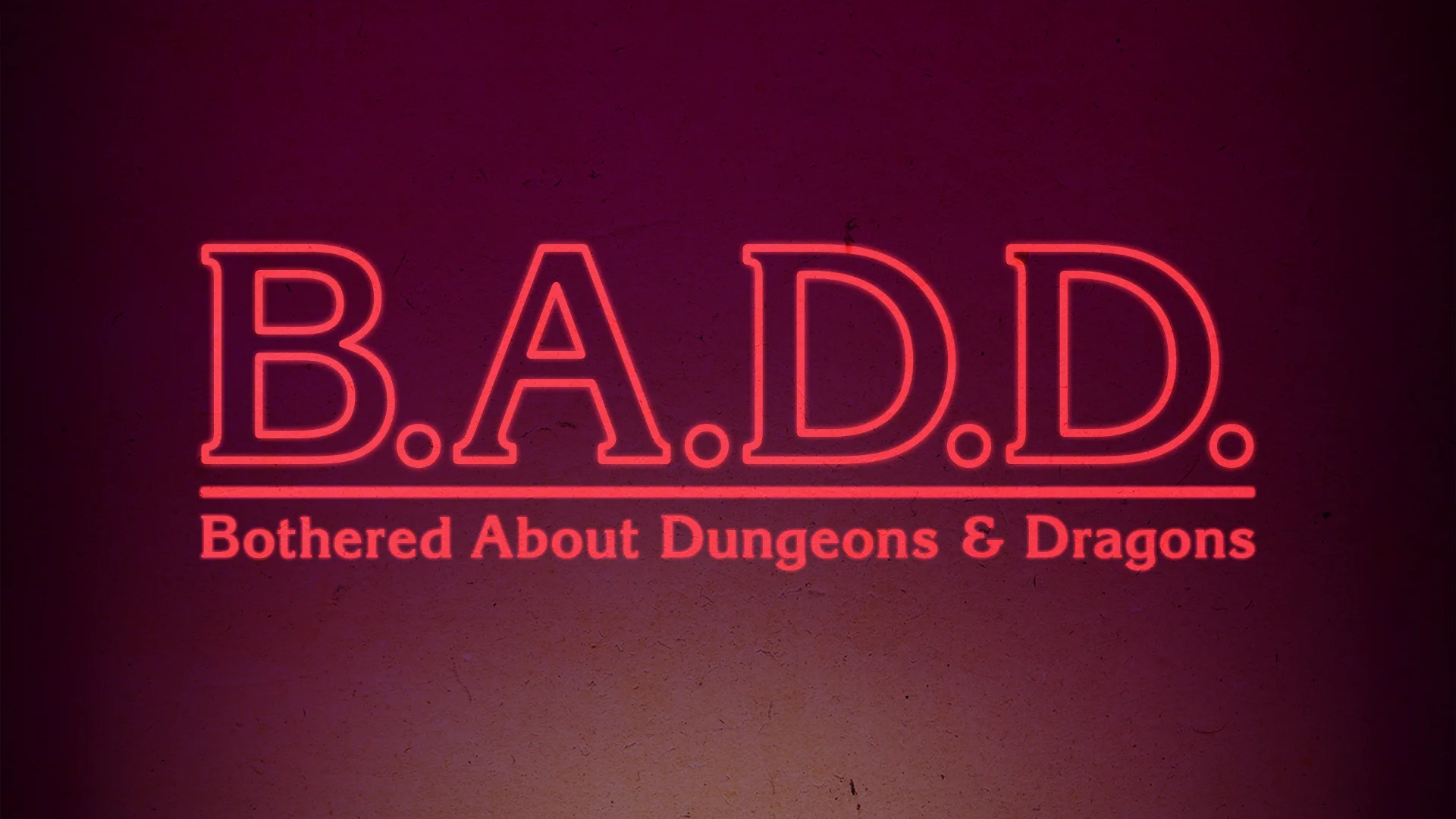 BADD (Bothered About Dungeons & Dragons) on Vimeo