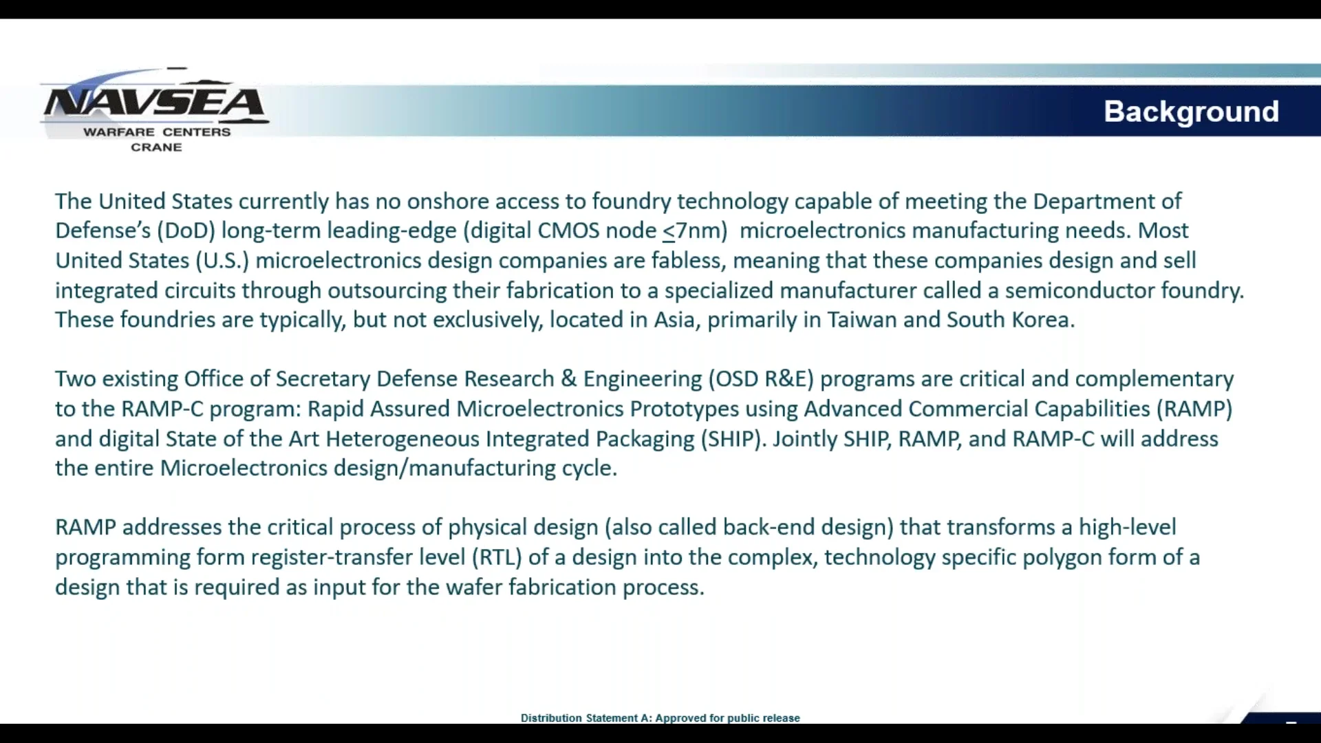 Project TALX: Rapid Assured Microelectronics Prototypes – Commercial ...