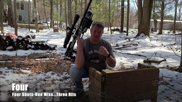 Ice Cube Challenge with the .22 caliber FX Impact and Saber Tactical ...