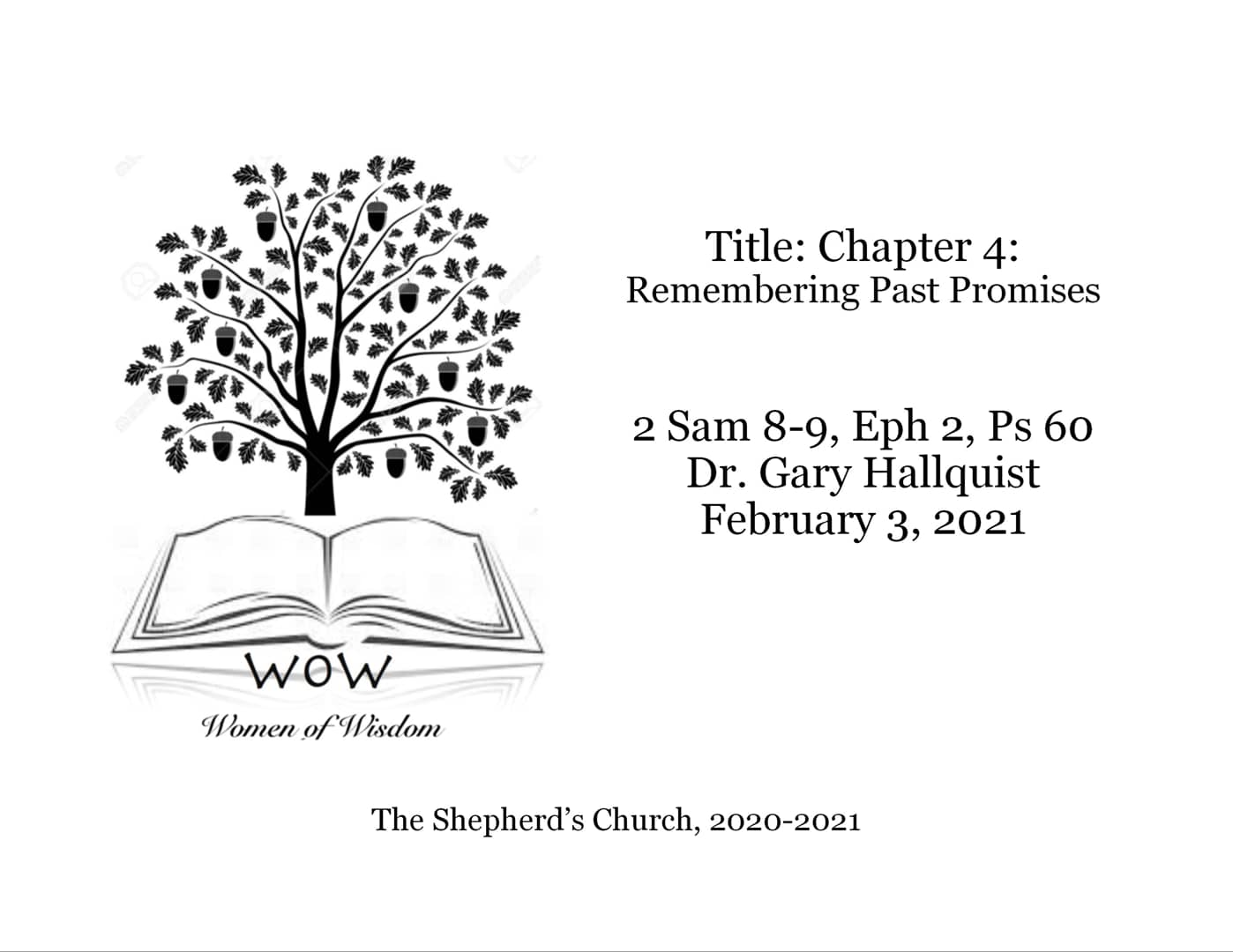 Chapter 4: Remembering Past Promises on Vimeo