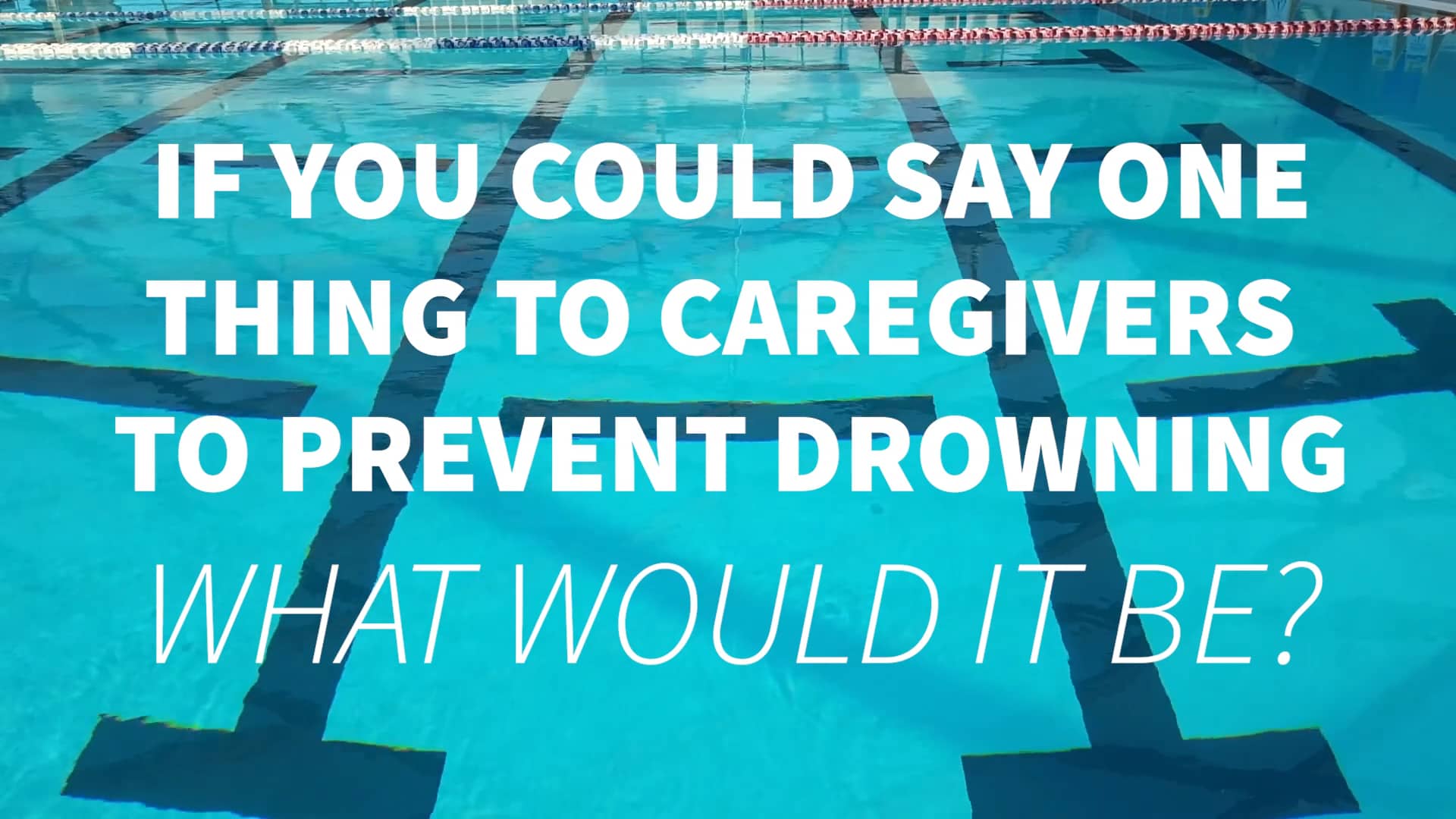 Constant Supervision Saves Lives on Vimeo