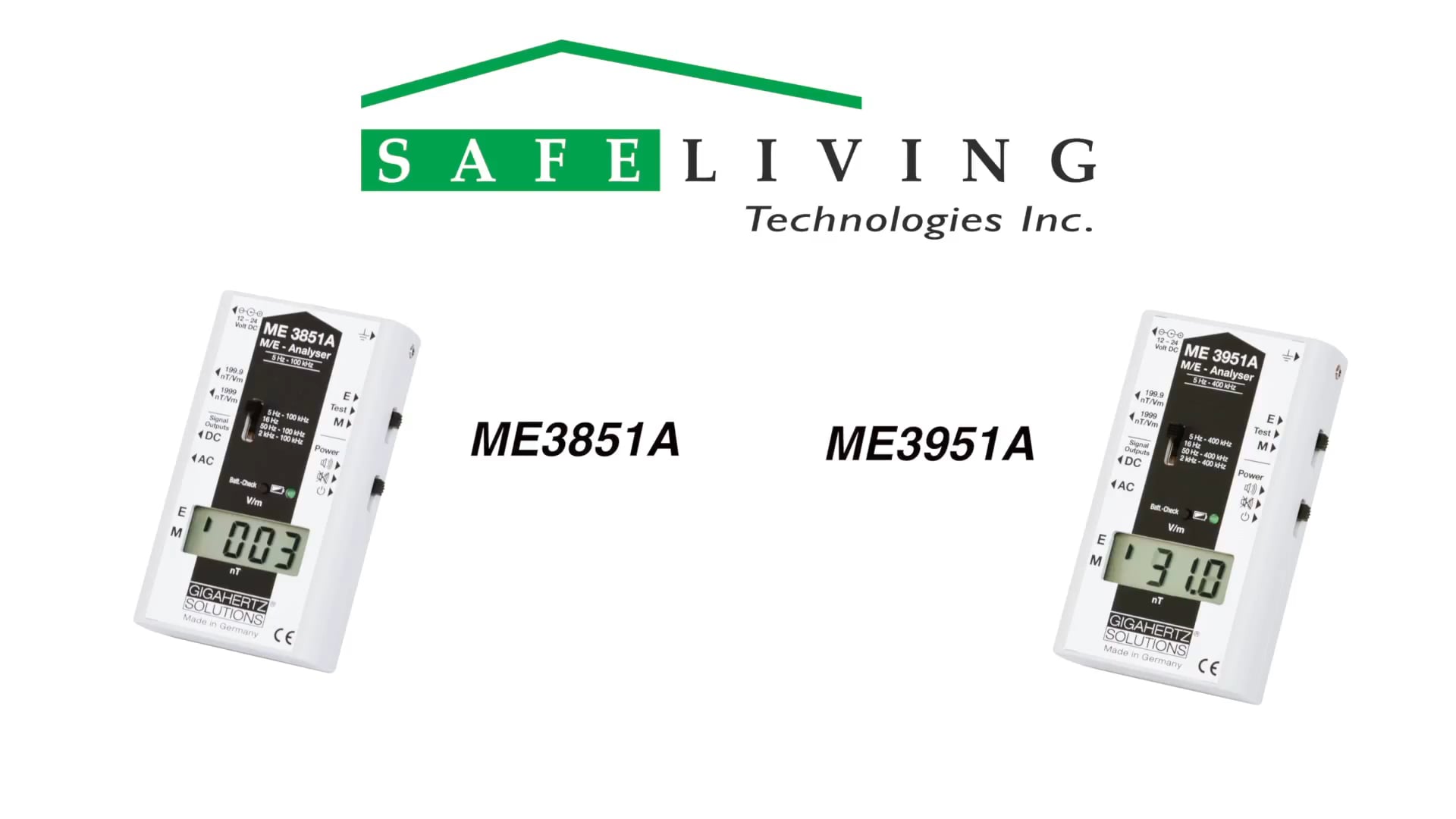 ME3851A and ME3951A EMF Meter