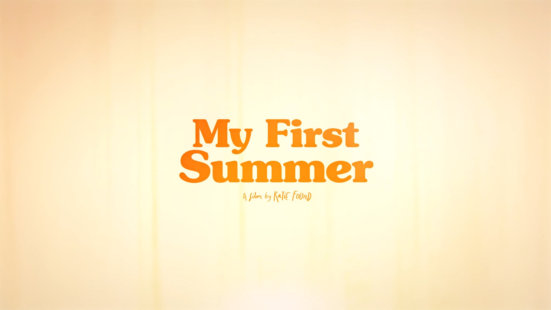 MY FIRST SUMMER - Trailer on Vimeo