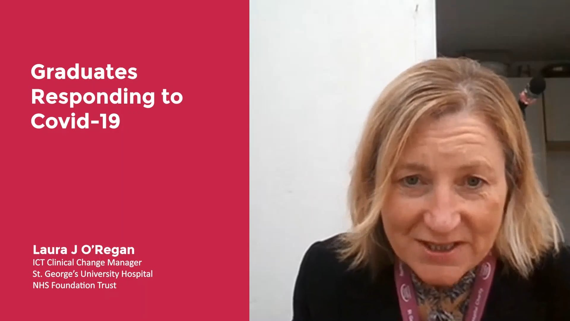 Graduates Responding to Covid-19 - Laura J O'Rega on Vimeo