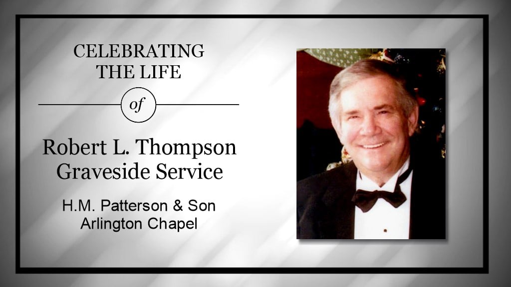 Robert L. Thompson Graveside Service on Vimeo