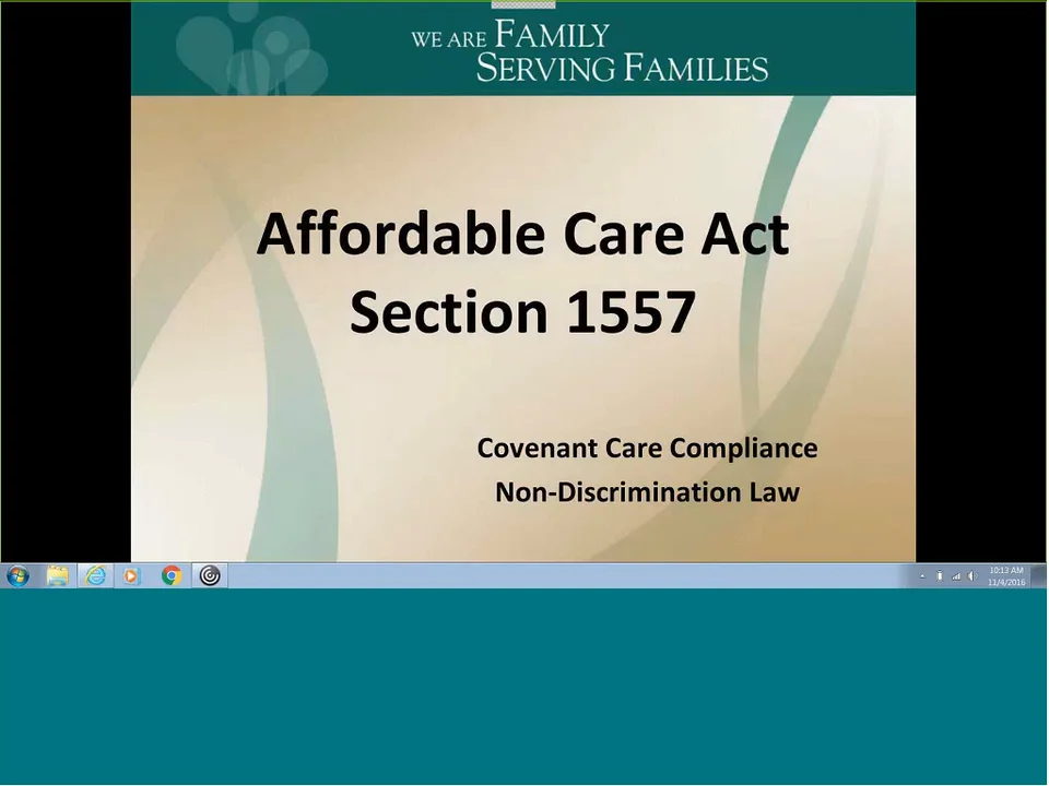 Civil Rights: Section 1557 Changes to Affordable Care Act on Vimeo