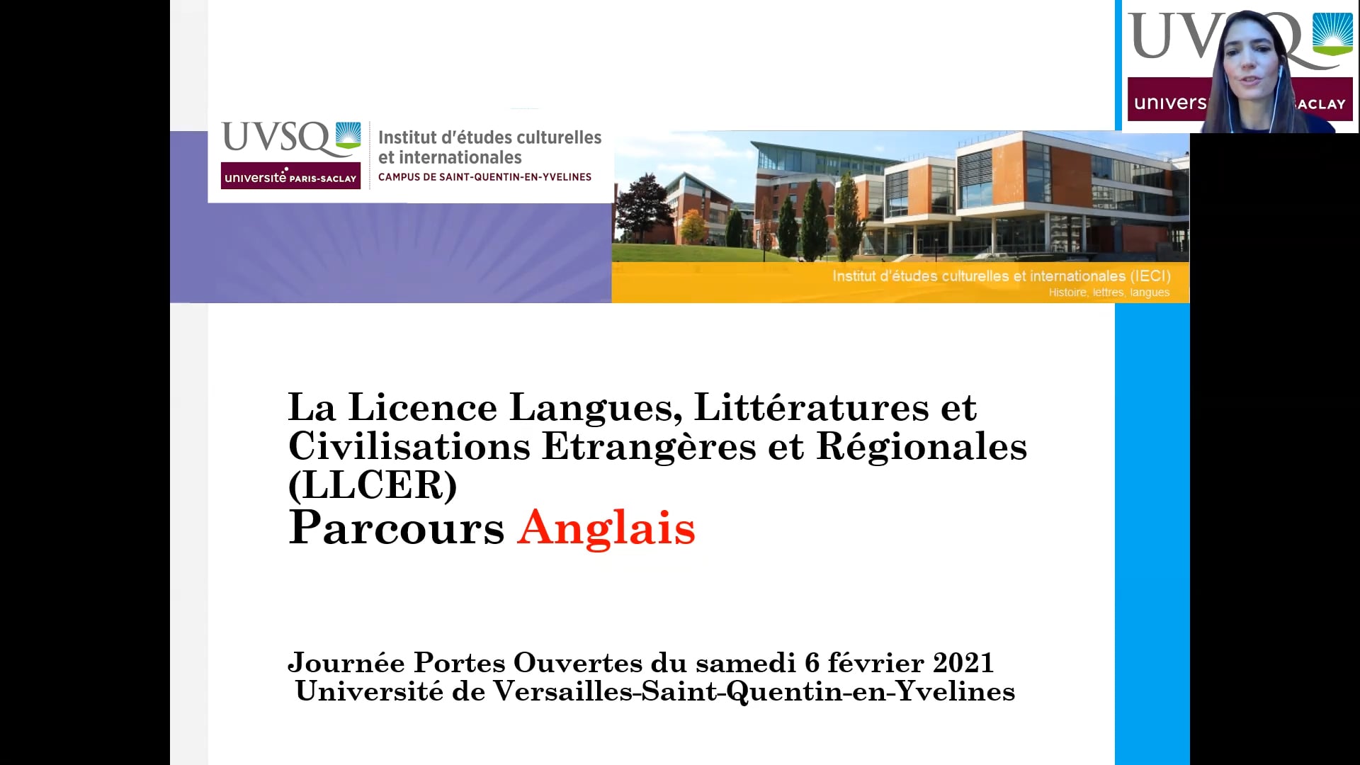 Présentation de la licence LLCER Parcours Anglais on Vimeo
